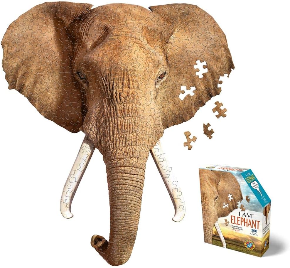 I Am Elephant - 300 pc. Puzzle | Safari Friends | Safari Ltd®