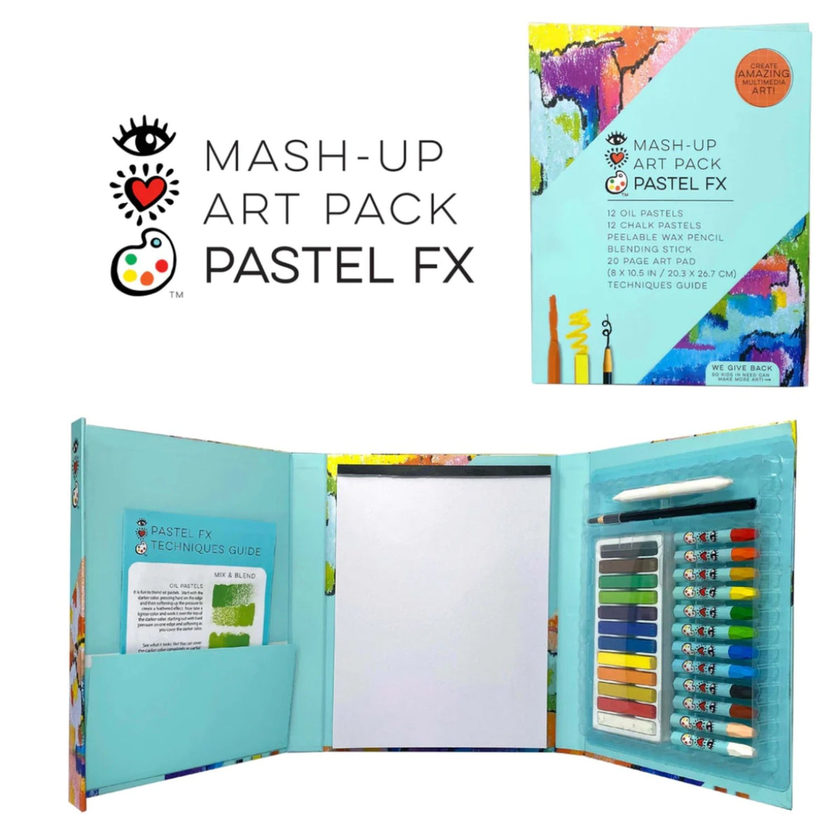 iHeartArt Mash-Up Art Pack Pastel FX | Safari Ltd®