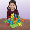 Lauri Mighty Monkey Tall Stackers Pegs & Pegboard Set | Safari Ltd®