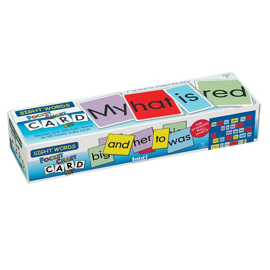 Lauri Pocket Chart Cards - Sight Words | Safari Ltd®