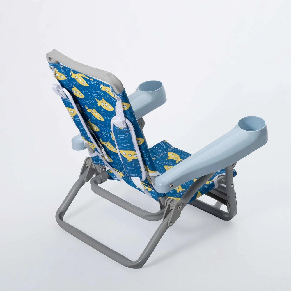 Lowtides - Gully Child Beach Chair - Yellow Submarine | Safari Ltd®