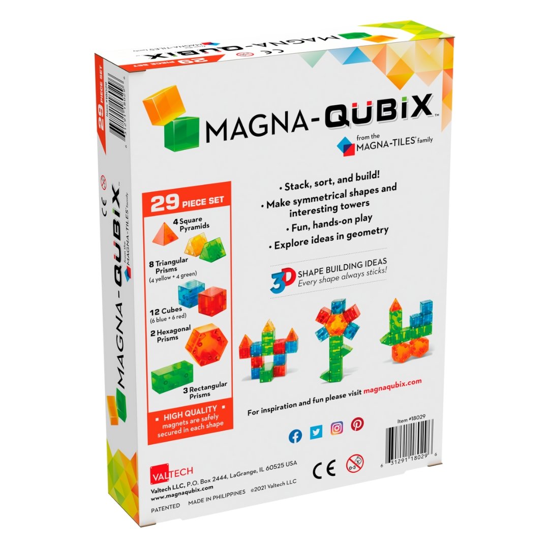 Magna-Qubix 29 Piece Set | Safari Ltd®