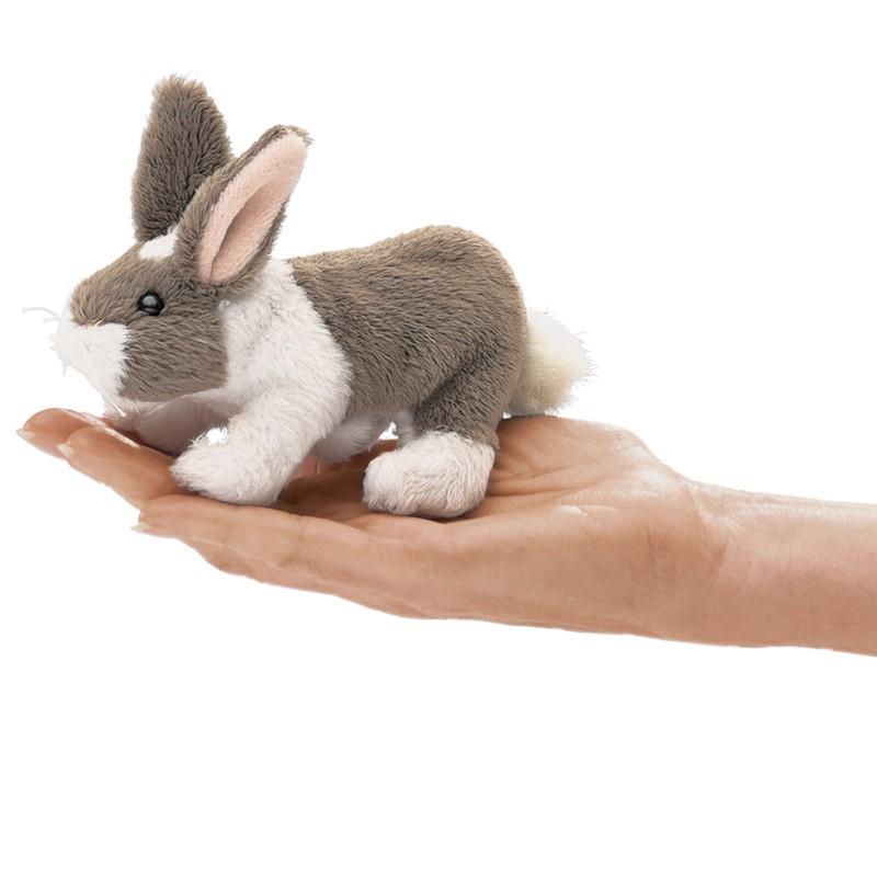 Mini Bunny Rabbit Puppet | Stuffed Animals | Safari Ltd®