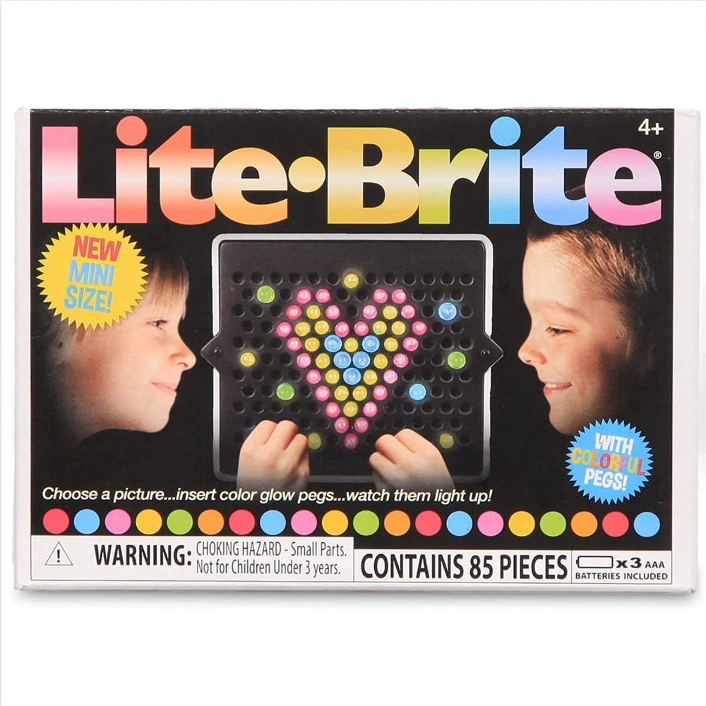 Mini Lite-Brite – Light-Up Peg Art Toy for Kids, Boys and Girls ...