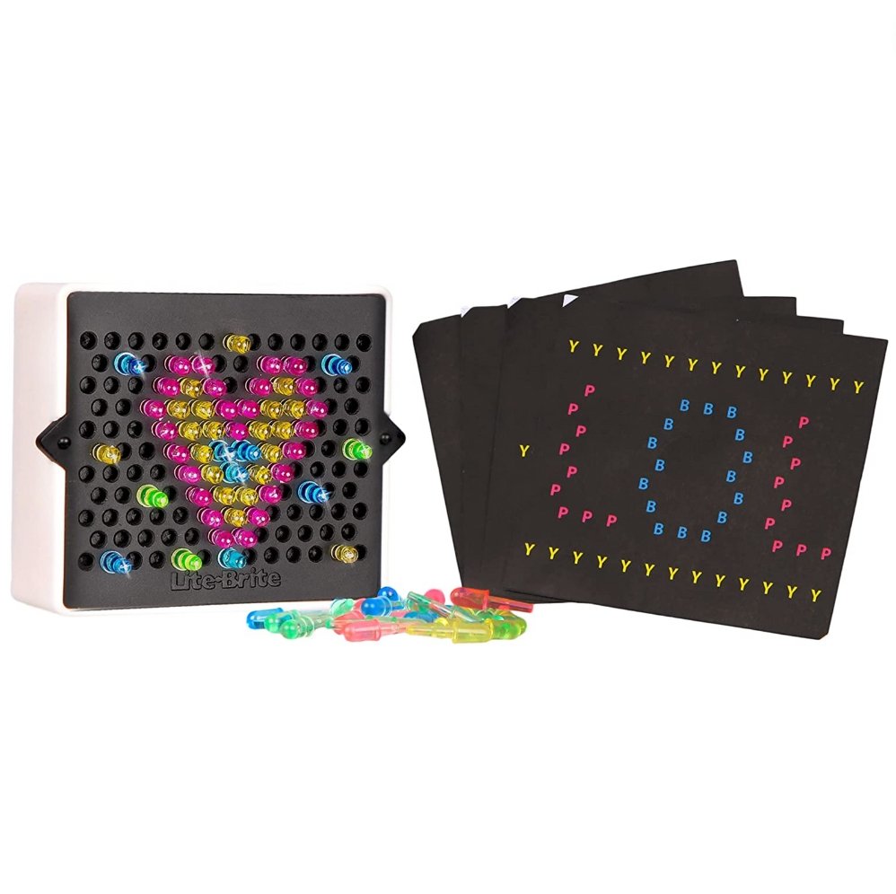 Mini Lite-Brite – Light-Up Peg Art Toy for Kids, Boys and Girls ...