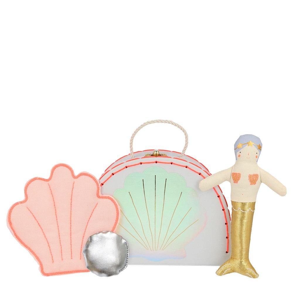 Mermaid Mini Suitcase with Plush Doll | Meri Meri | Safari Ltd®
