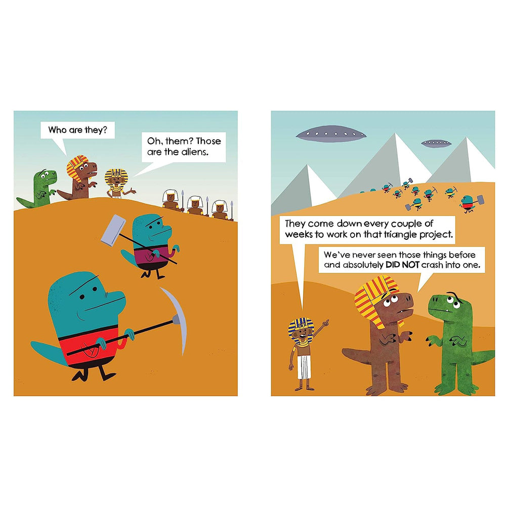 Mudpuppy T. Rex Time Machine: Dinos in Denile Book | Safari Ltd®