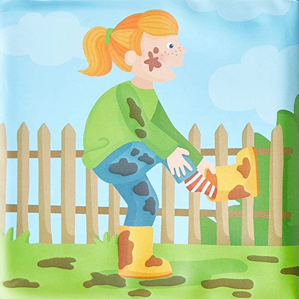 Paul & Pia Wash Day Bath Book | Safari Ltd®
