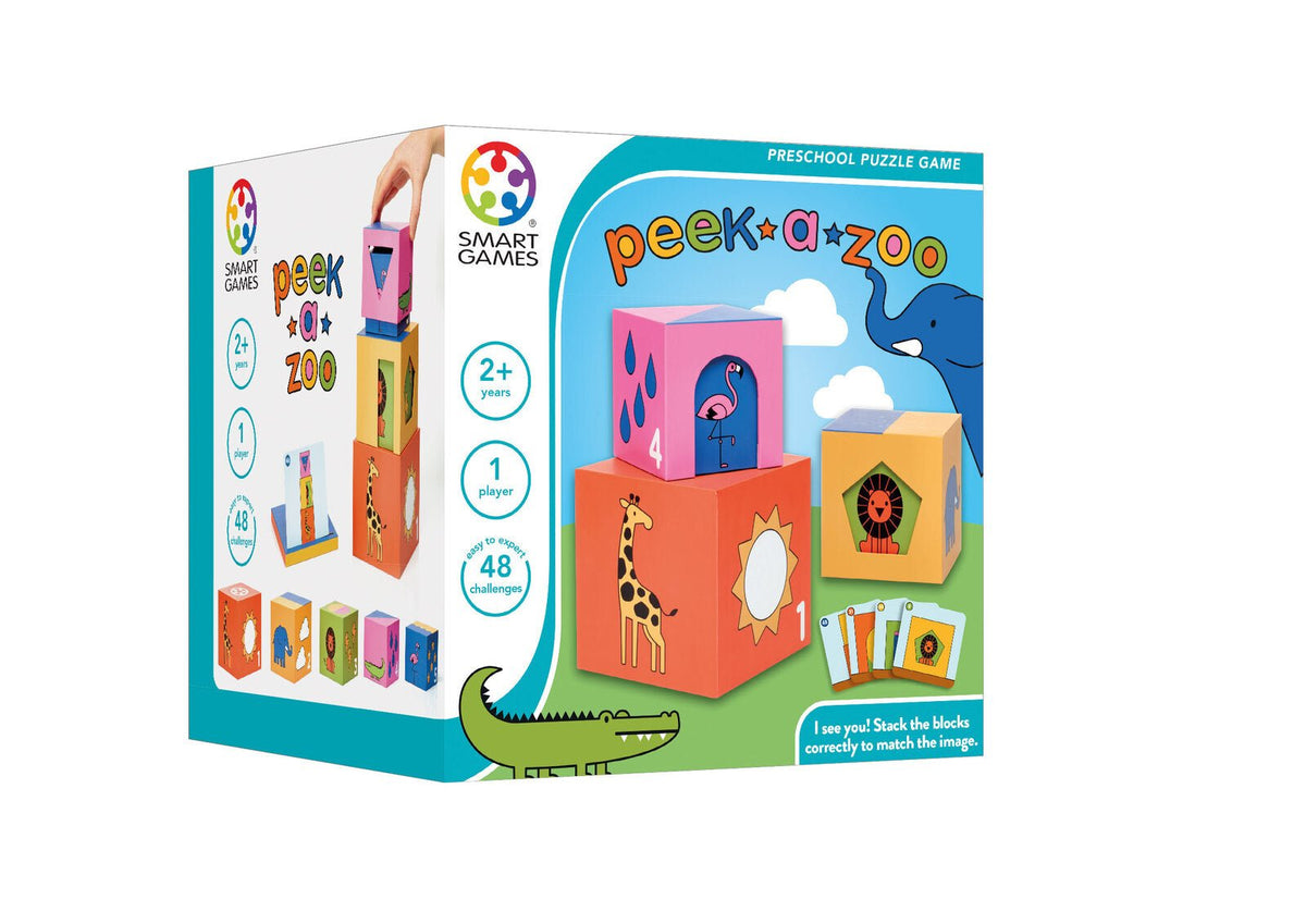 Peek-A-Zoo Preschool Puzzle Game | Educational Toys | Safari Ltd®