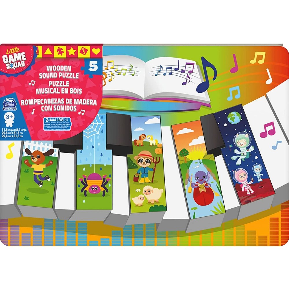 Piano Notes Wood Sound Puzzle | | Safari Ltd®