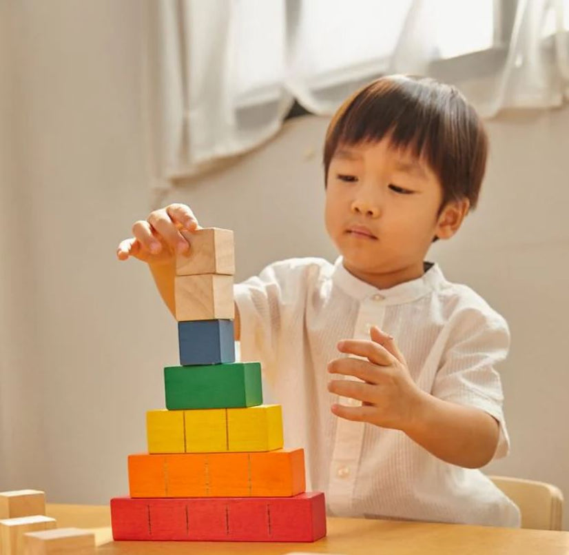 PlanToys Colored Counting Blocks | Educational Toys | Safari Ltd®
