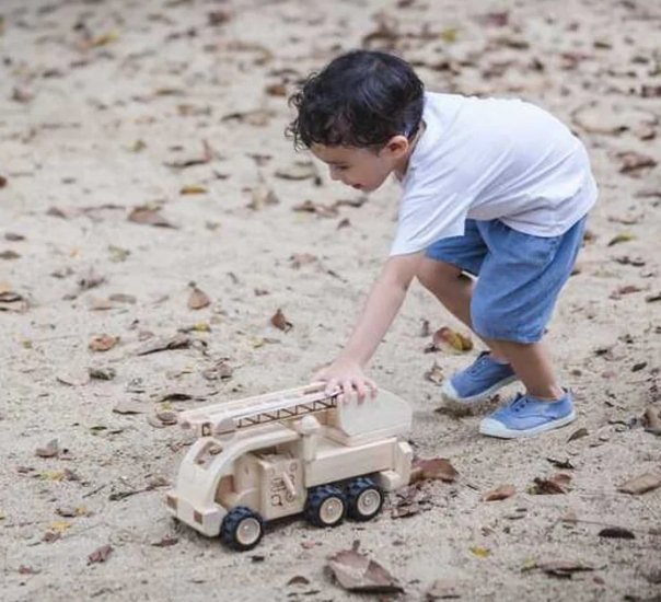 PlanToys Fire Truck | Educational Toys | Safari Ltd®