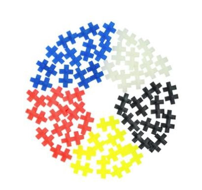 Plus-Plus - Super Tube - 500 pc Glow Mix | Safari Ltd®