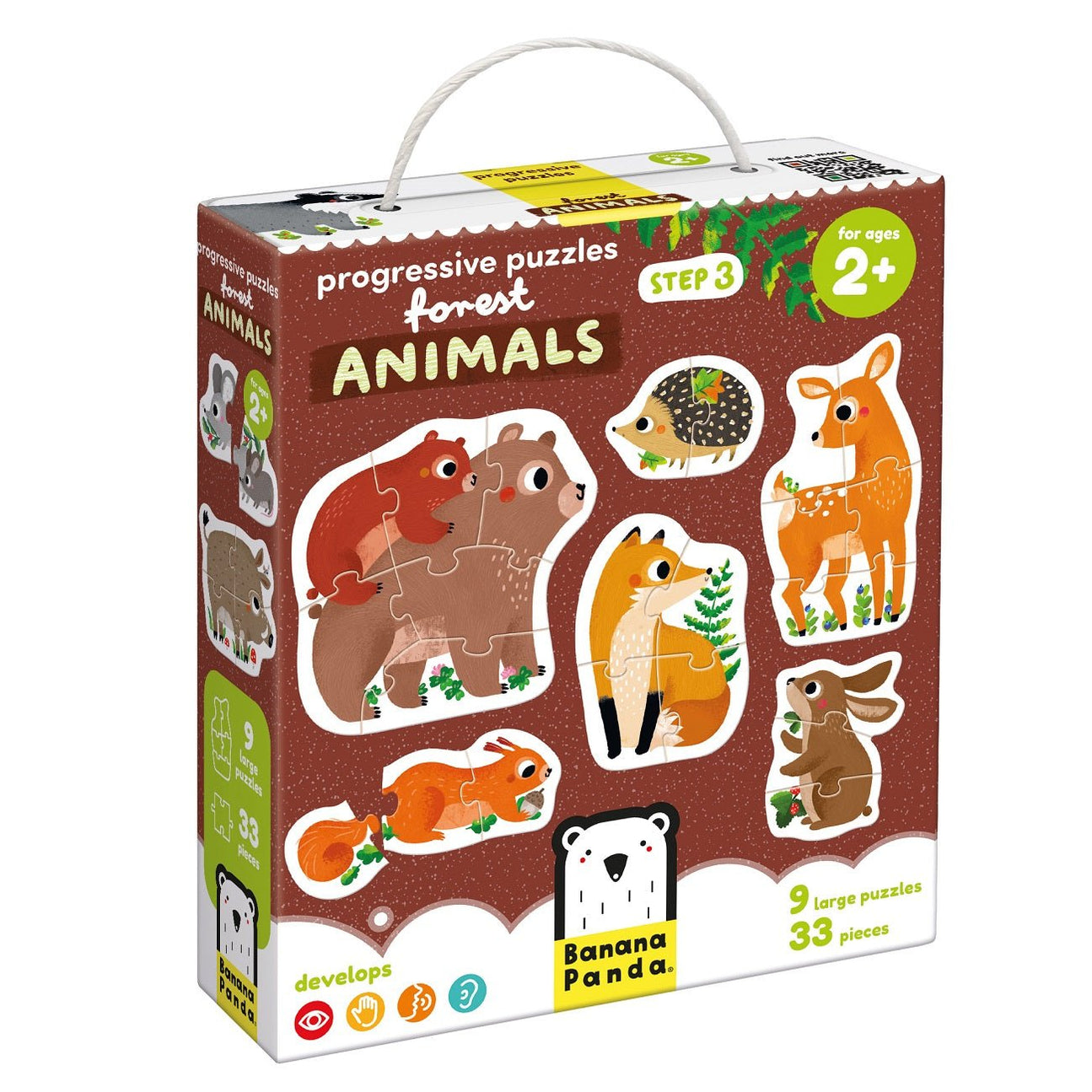 Progressive Puzzles Forest Animals 2+ | | Safari Ltd®