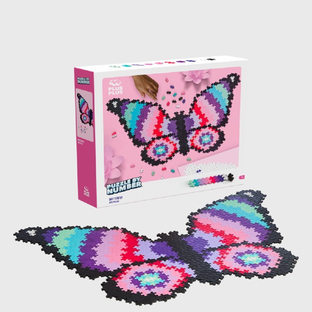 Puzzle by Number - 800 pc Butterfly | Safari Ltd®