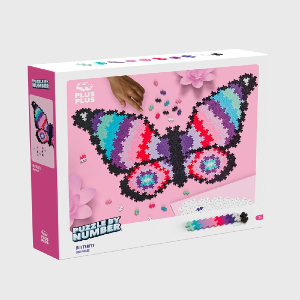 Puzzle by Number - 800 pc Butterfly | Safari Ltd®