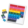 Rainbow Fraction Plastic Tiles with Tray | Safari Ltd®