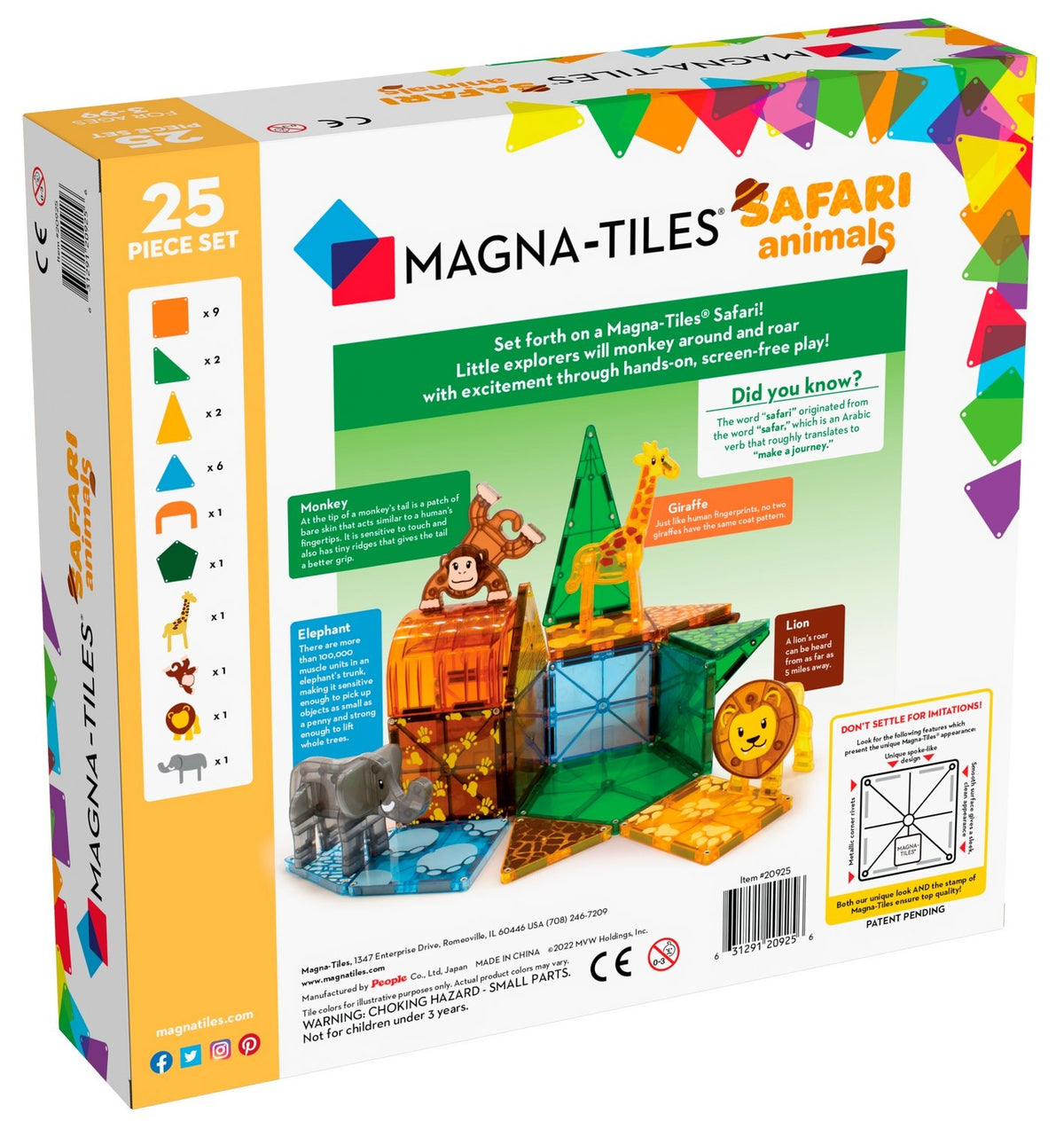 Safari Animals 25 Piece Set | Safari Ltd®