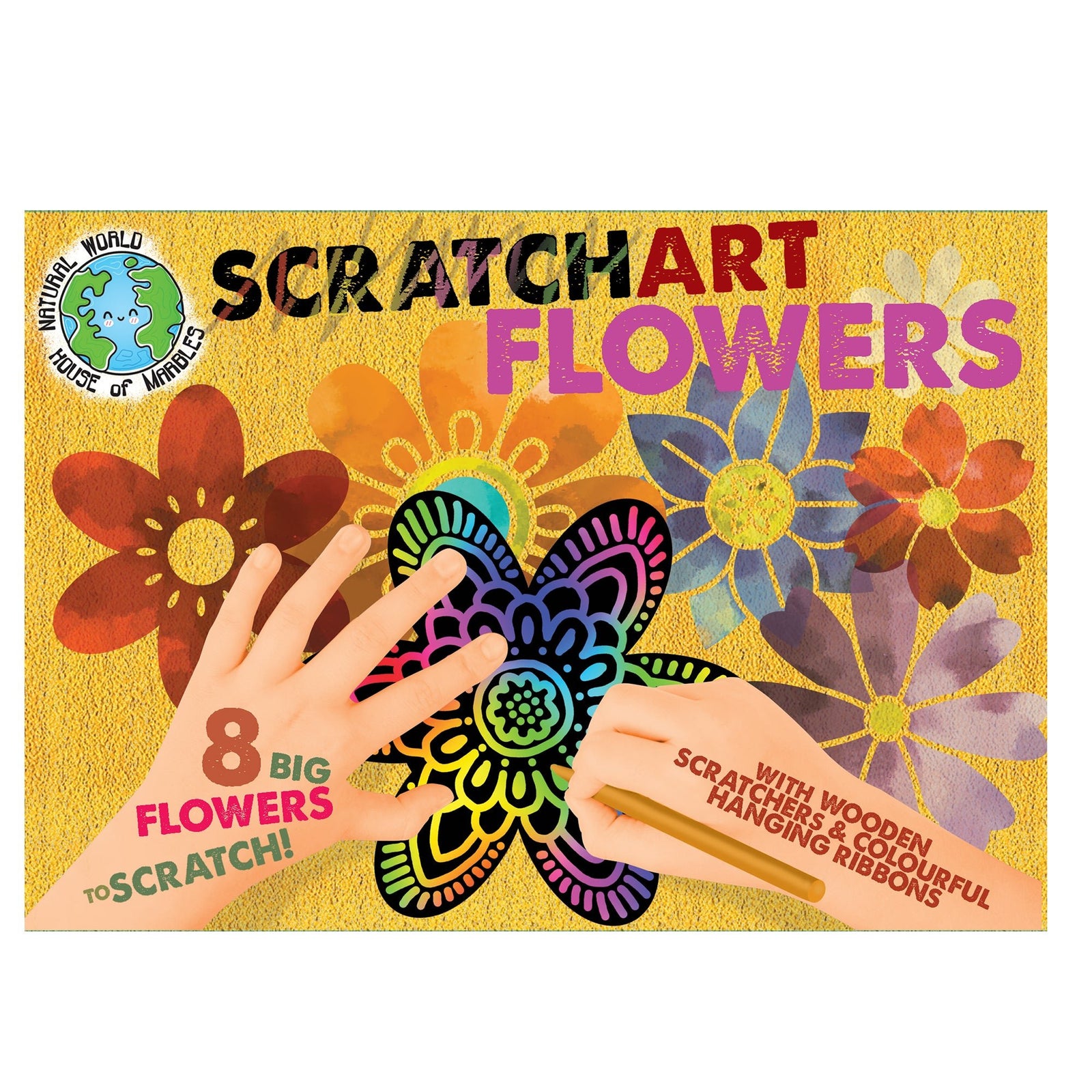 Scratch Art Flowers | Safari Ltd®