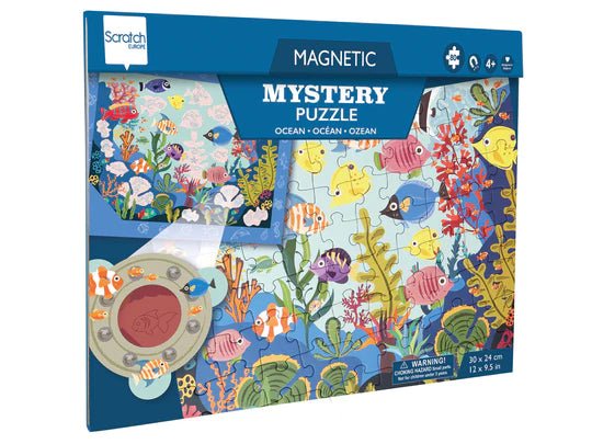 Scratch - Magnetic Mystery Puzzle - Ocean | | Safari Ltd®
