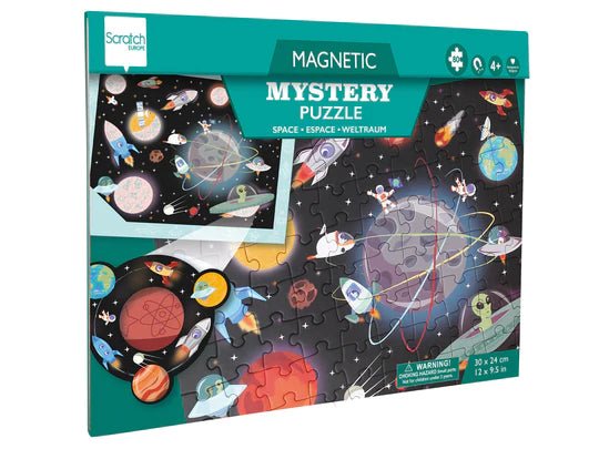 Scratch - Magnetic Mystery Puzzle - Space | Safari Ltd®