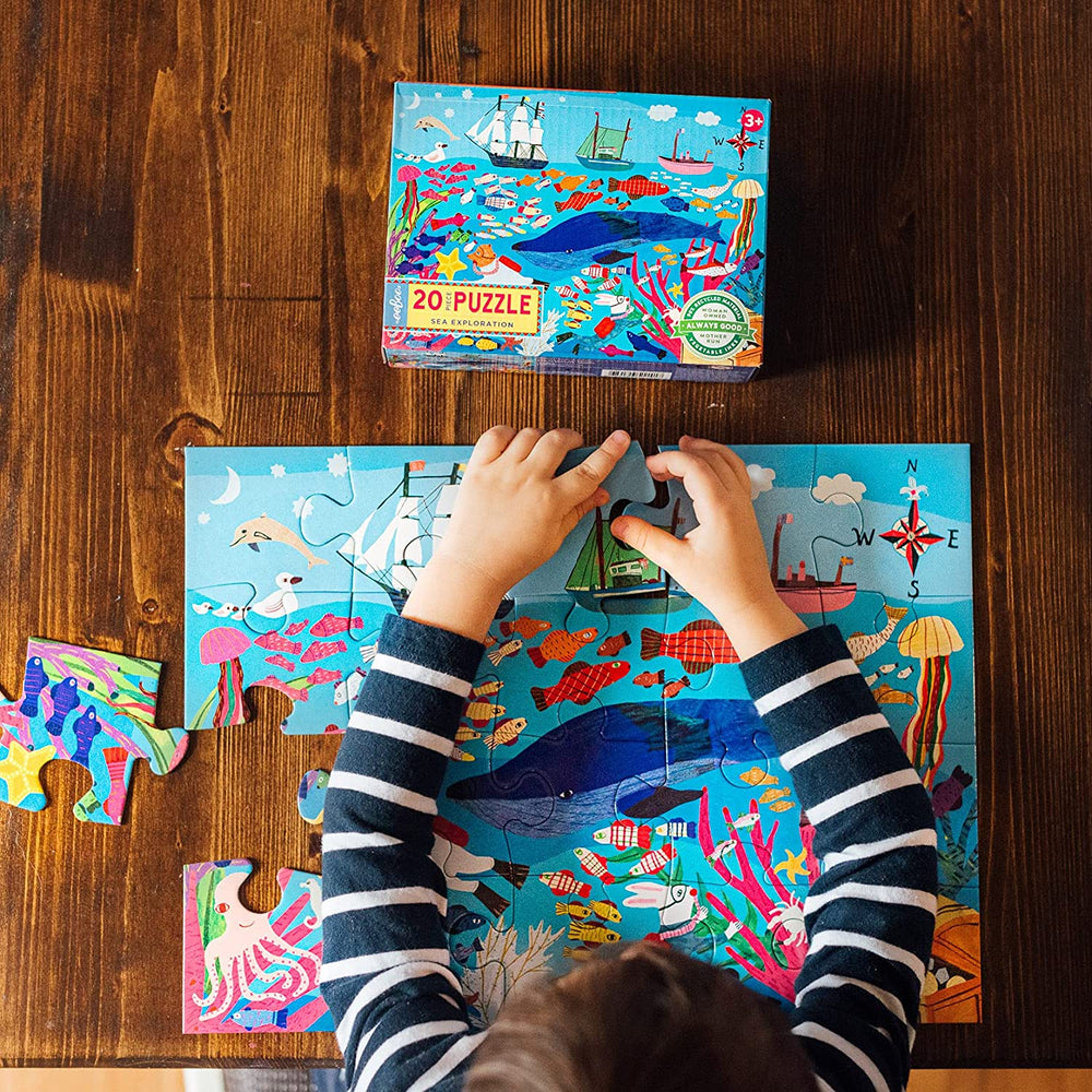 Sea Exploration 20 Piece Puzzle | Safari Ltd®