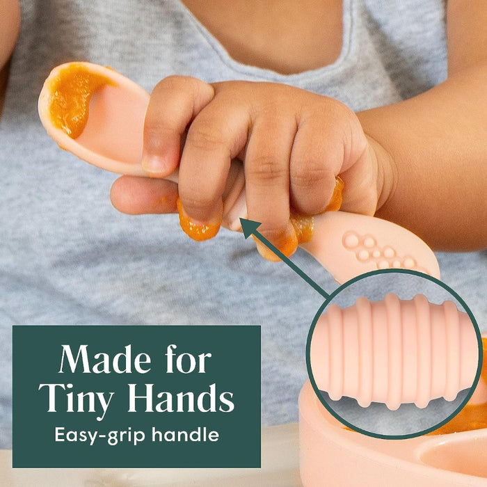 Silicone Baby Teething Spoon - Set of 6 - Multicolor | Simka Rose ...