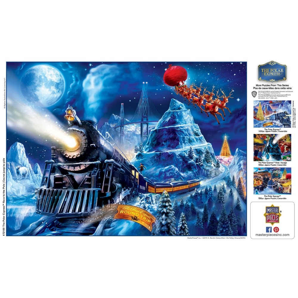 The Polar Express - Race to the Pole 1000 pc Puzzle | Safari Ltd®