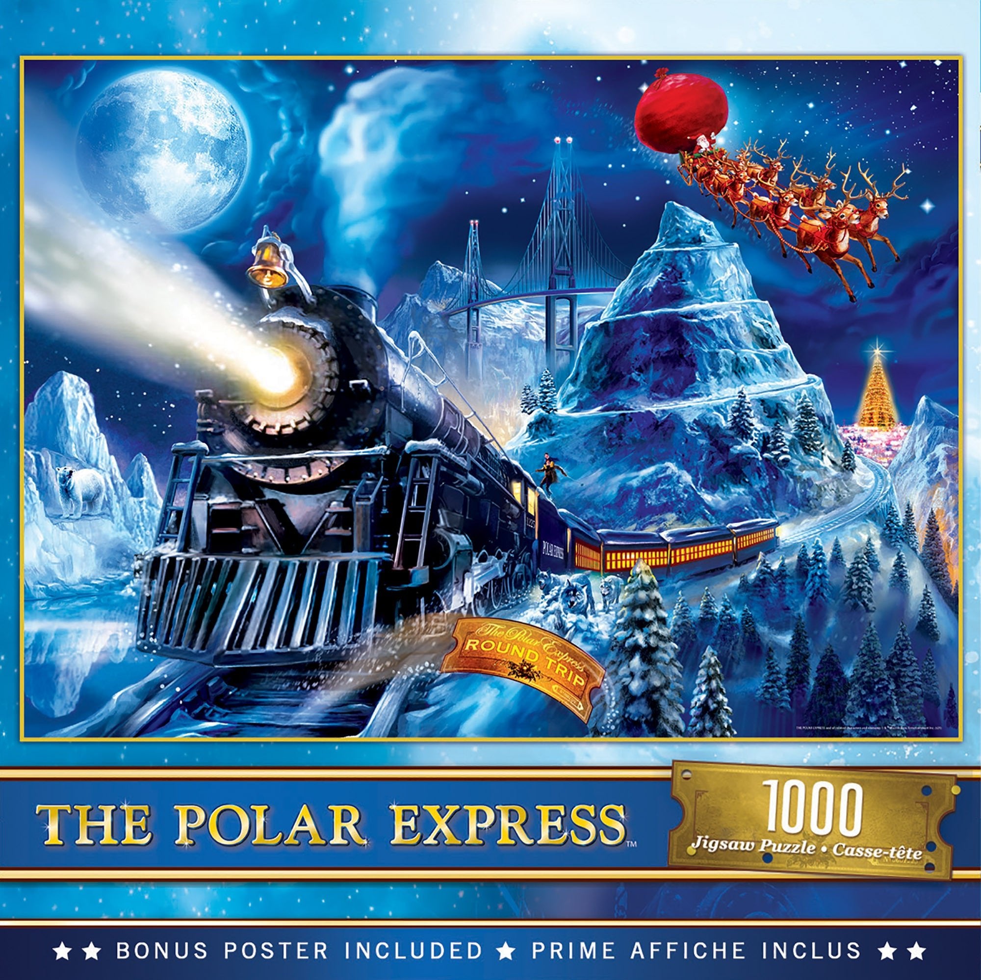 Polar Express Puzzles NIP Masterpieces Polar Express 100 Or 550 Or