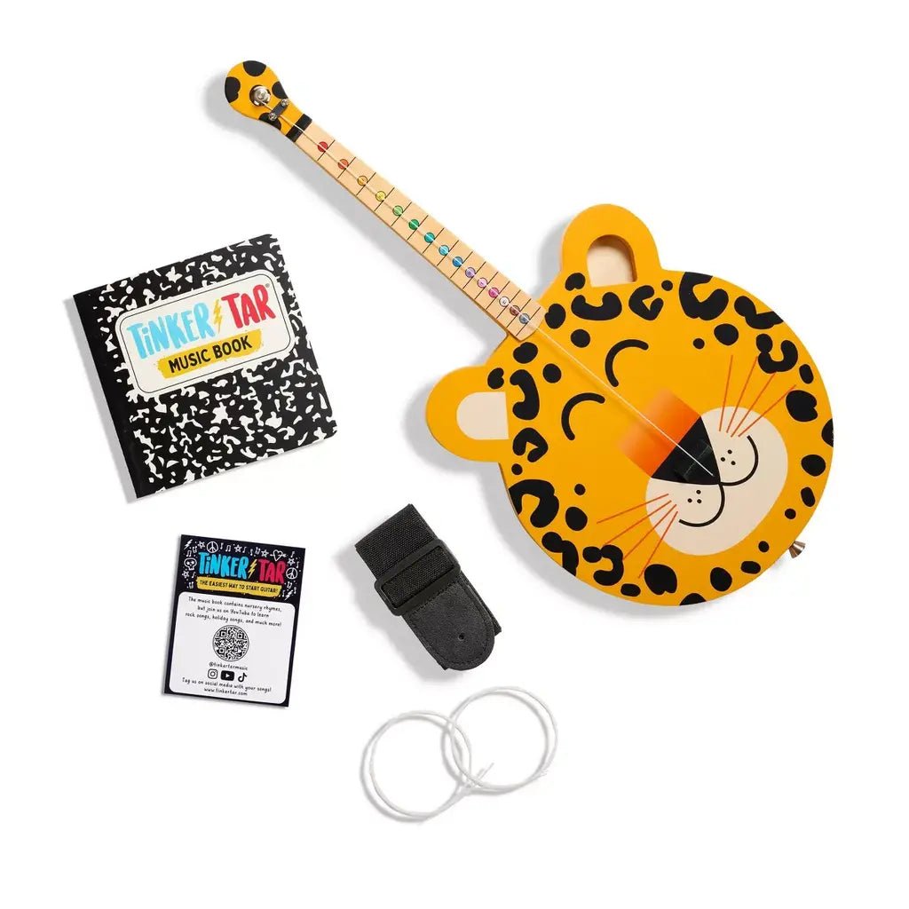 Tinker Tar - Leopard Acoustic Guitar | | Safari Ltd®