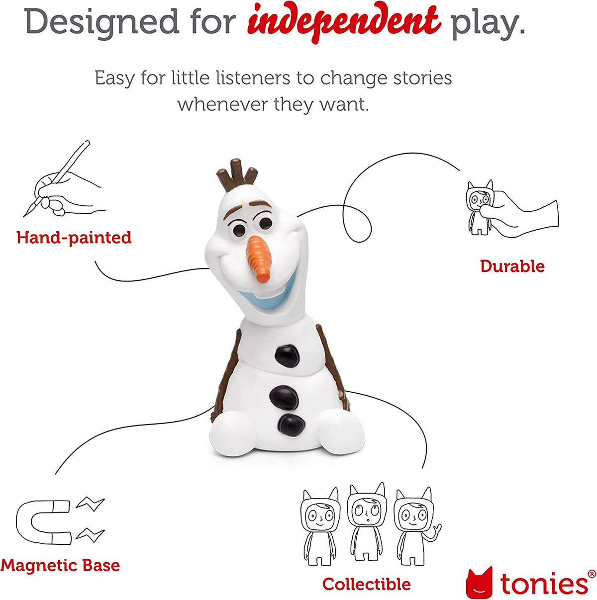 Tonies® Disney - Frozen Olaf Audio Play Character | Safari Ltd®