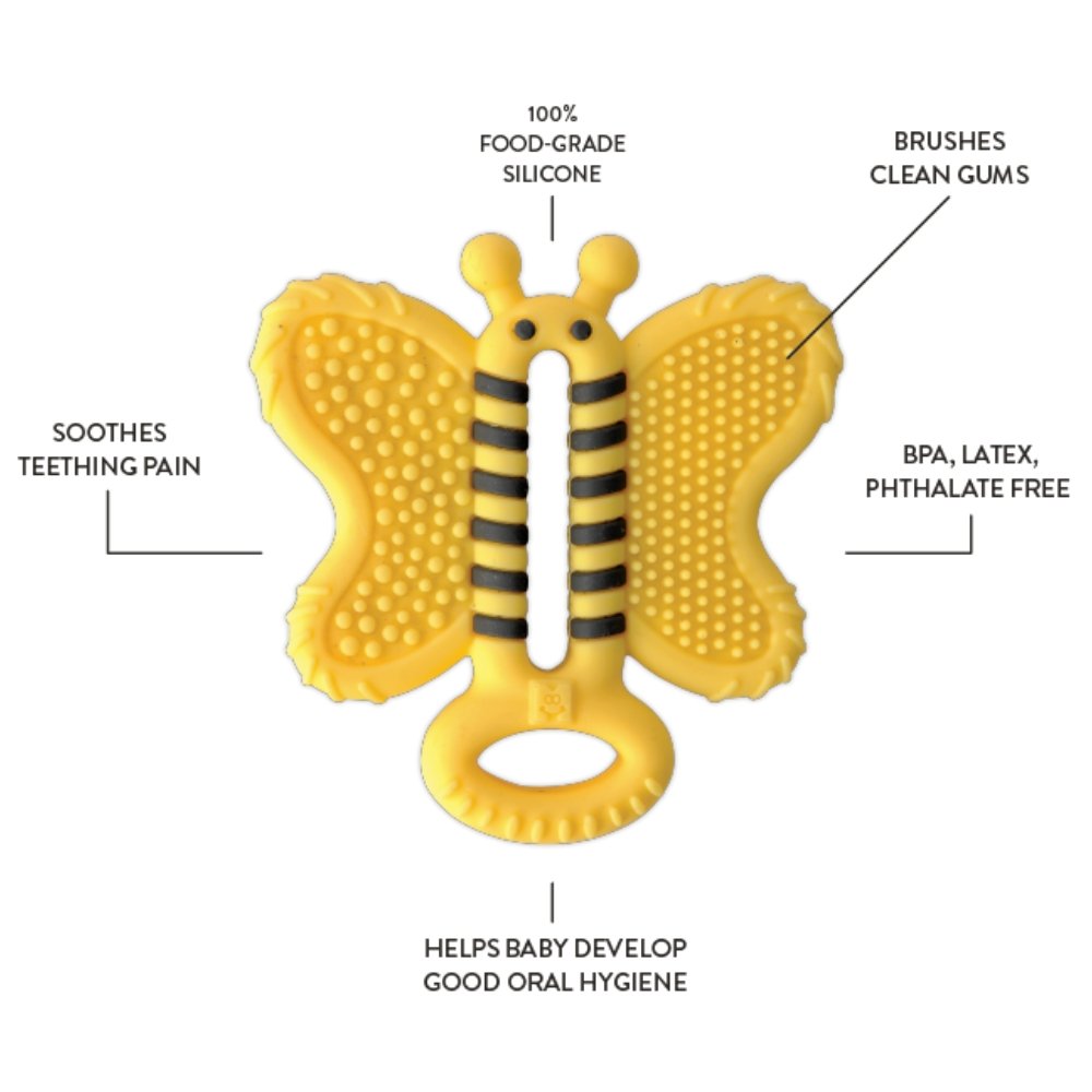 Tooth Brush Teether - Bee Brush | Safari Ltd®