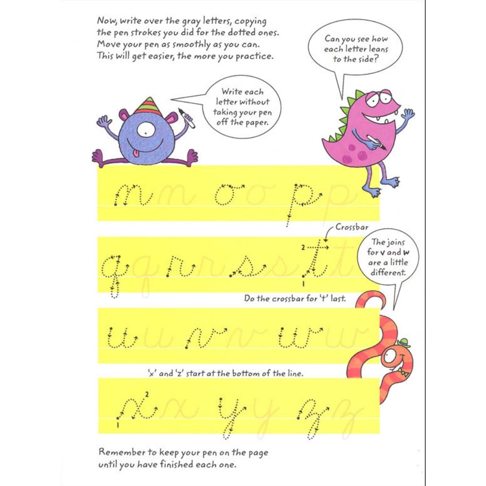 Wipe-Clean, Starting Cursive Book | Safari Ltd®